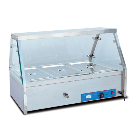 Counter Top Bain Marie Display with 3 GN1/1 Pans - Fun Food Thailand