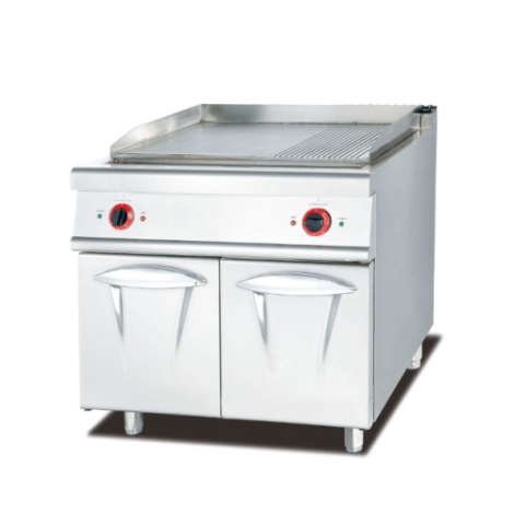 900 Series Free Standing Electric Griddle 1/3 Grooved with Cabinet ...