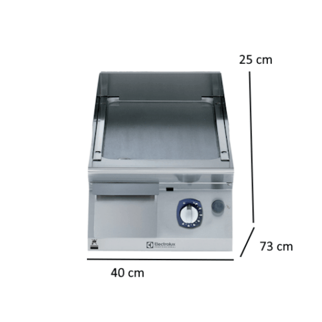 Modular Cooking Range Line 700XP 400mm Gas Fry Top, Smooth Brushed ...