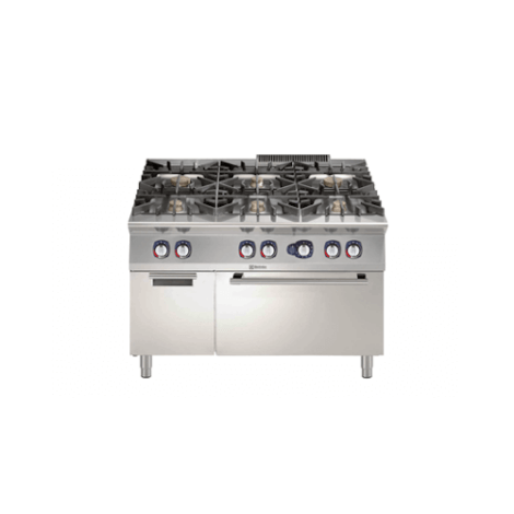 Modular Cooking Range Line 900XP 6-Burner Gas Range on Gas Oven with ...