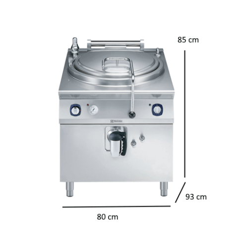 Modular Cooking Range Line 900XP Electric Cylindrical Boiling Pan 100lt ...